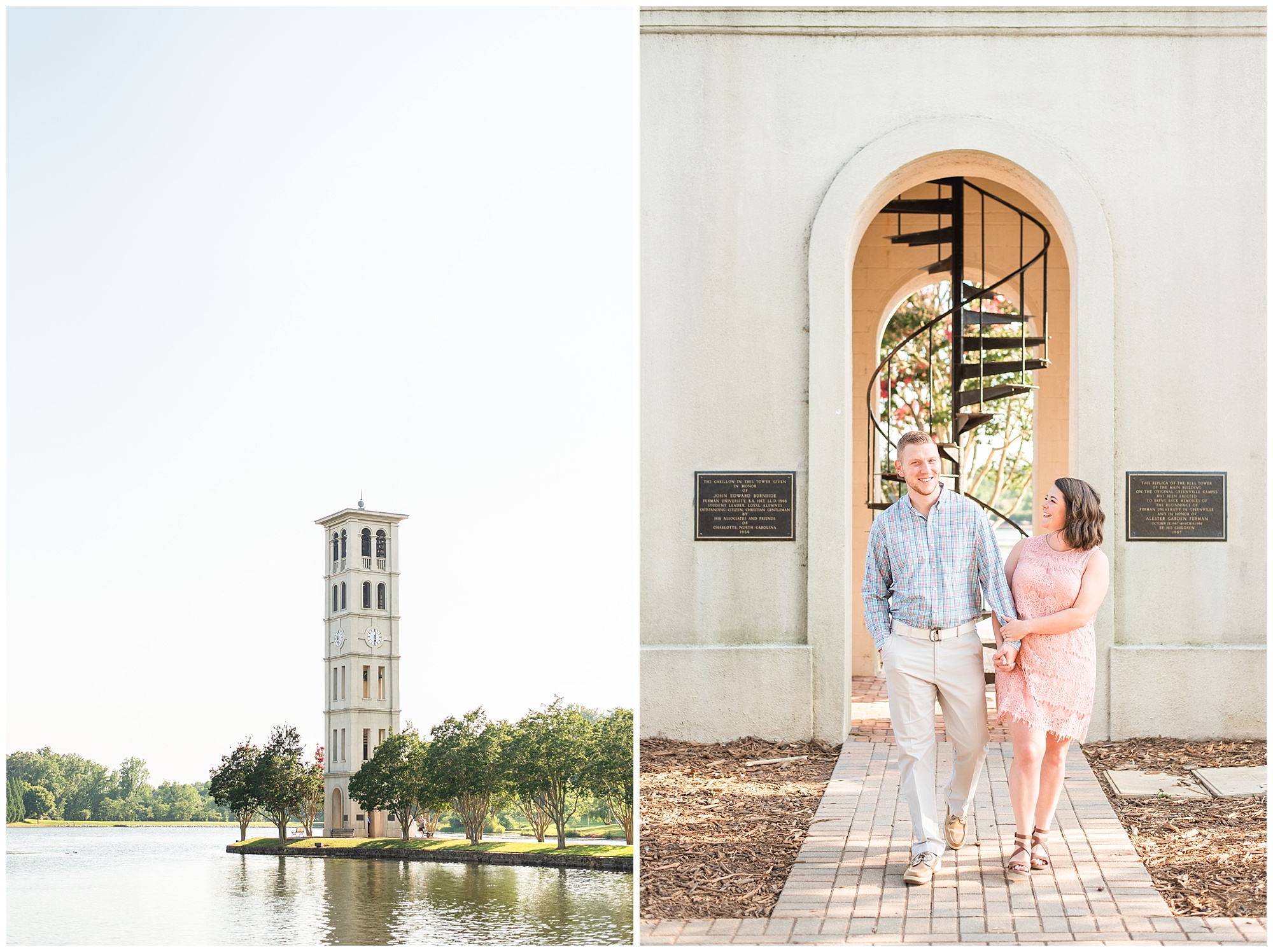 A Furman University Engagement Session | Alex + Catherine - Alexandra ...